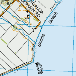 Wangaloa Domain, Otago - NZ Topo Map