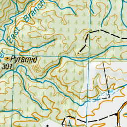 Pyramid, Otago - NZ Topo Map