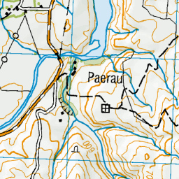 Paerau, Otago - NZ Topo Map