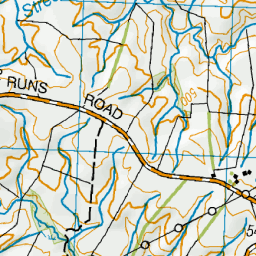 Lee Stream, Otago - NZ Topo Map