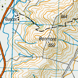 Benmore, Canterbury - NZ Topo Map