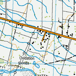 Fox River, West Coast - NZ Topo Map
