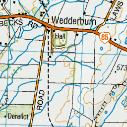 Wedderburn, Otago - NZ Topo Map