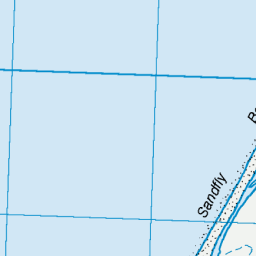 Sandfly Beach, West Coast - NZ Topo Map