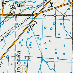 Maniototo, Otago - NZ Topo Map
