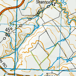 Shannon, Otago - NZ Topo Map