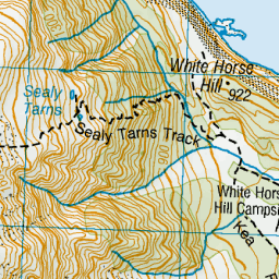 Kea Point Track, Canterbury - NZ Topo Map