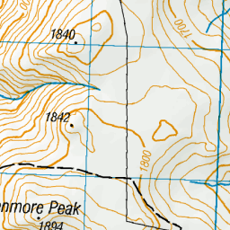 BENMORE RANGE, Canterbury - NZ Topo Map
