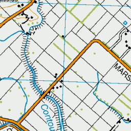 Contour Channel, Otago - NZ Topo Map