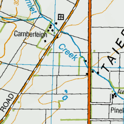 STRATH TAIERI PLAIN, Otago - NZ Topo Map