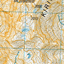 Mount Wakefield, Canterbury - NZ Topo Map