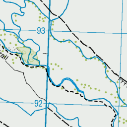 Twizel River, Canterbury - NZ Topo Map