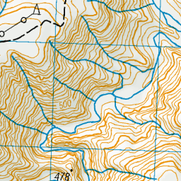 Otematata River, Canterbury - NZ Topo Map