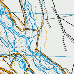 Ohau River, Canterbury - NZ Topo Map