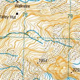 Beetham Hut, Canterbury - NZ Topo Map