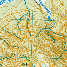 Darnley Creek, West Coast - NZ Topo Map