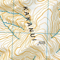 KAKANUI MOUNTAINS, Otago - NZ Topo Map