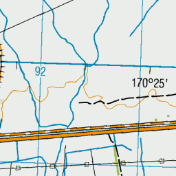 Tekapo Canal, Canterbury - NZ Topo Map