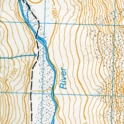 Cass River, Canterbury - NZ Topo Map