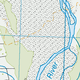 Whataroa River, West Coast - NZ Topo Map