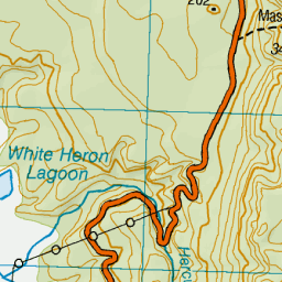 Hercules Creek, West Coast - NZ Topo Map