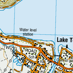 Lake Tekapo, Canterbury - NZ Topo Map