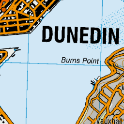 Burns Point, Otago - NZ Topo Map