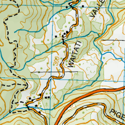 Waitati River, Otago - NZ Topo Map