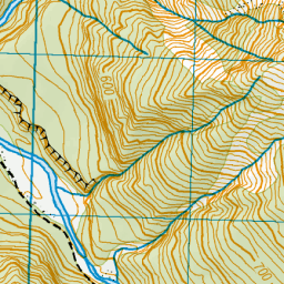 Barlow River, West Coast - NZ Topo Map