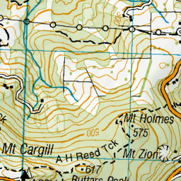 Mount Cargill, Otago - NZ Topo Map