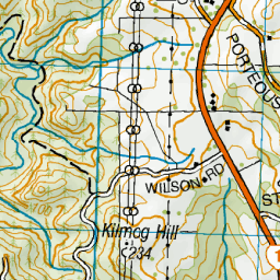 Kilmog Hill, Otago - NZ Topo Map