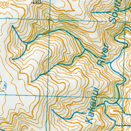 Kakanui River South Branch, Otago - NZ Topo Map