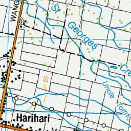Harihari, West Coast - NZ Topo Map