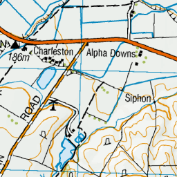 Charleston, Canterbury - NZ Topo Map