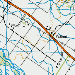Wainui, Canterbury - NZ Topo Map