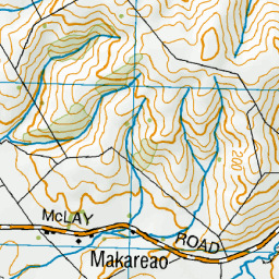 Makareao, Otago - NZ Topo Map