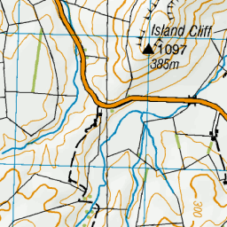 Island Cliff, Otago - NZ Topo Map