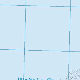 Waitaha River, West Coast - NZ Topo Map