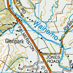 Shag River (Waihemo), Otago - NZ Topo Map