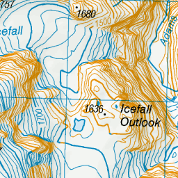 Adams River, West Coast - NZ Topo Map