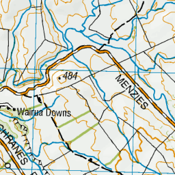 Wairua Downs, Canterbury - NZ Topo Map