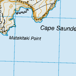 Cape Saunders, Otago - NZ Topo Map