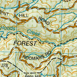HERBERT FOREST, Otago - NZ Topo Map