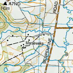 Maraeweka, Otago - NZ Topo Map