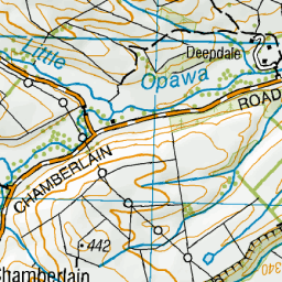 Deepdale, Canterbury - NZ Topo Map