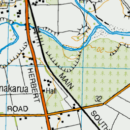 Waianakarua, Otago - NZ Topo Map