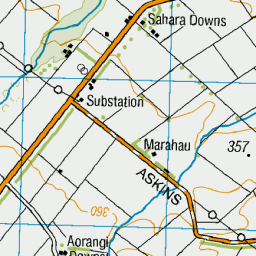 Marahau, Canterbury - NZ Topo Map