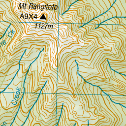 Mount Rangitoto, West Coast - NZ Topo Map