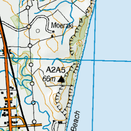 Moeraki, Otago - NZ Topo Map