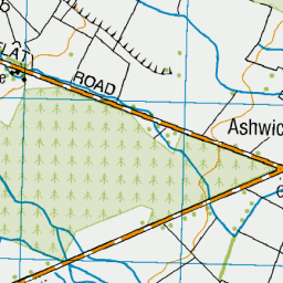 Ashwick Flat, Canterbury - NZ Topo Map